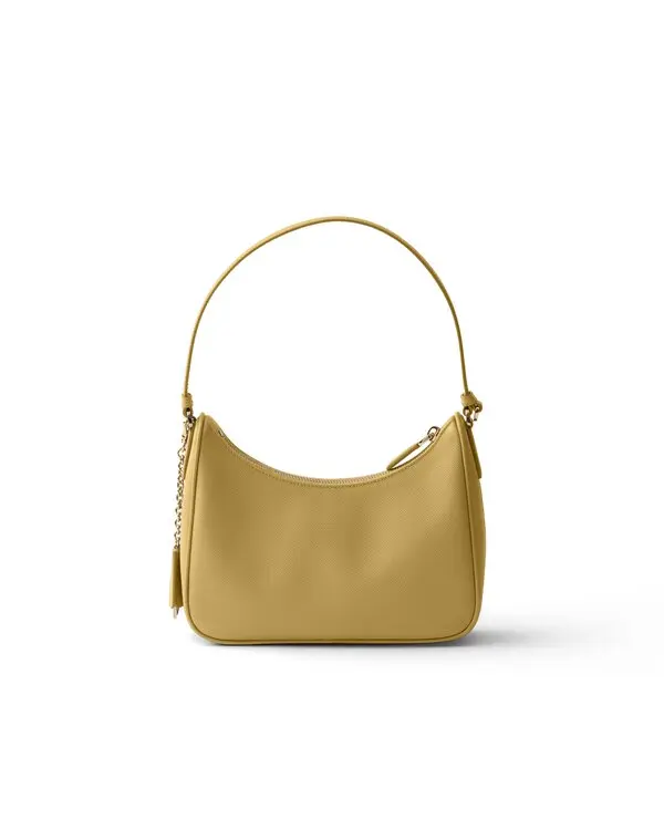 Prada Re-edition 2005 Saffiano Leather Mini-bag - Vanilla