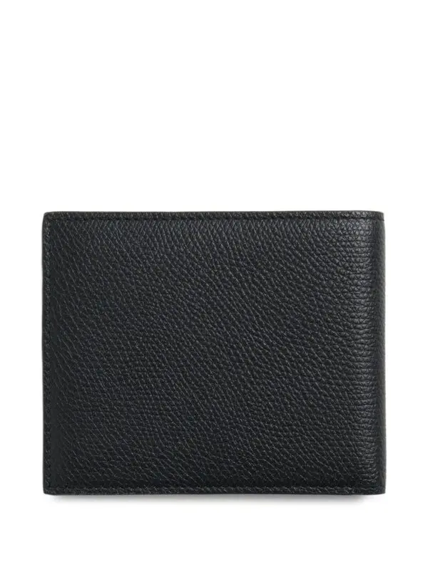 Valentino Garavani Vlogo Signature Leather Wallet - Black
