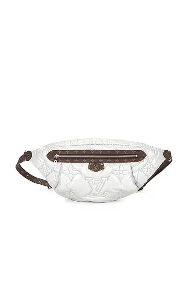 LOUIS VUITTON Econyl Monogram Pillow Bumbag - Silver