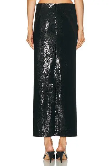 TOTEME Sequined Maxi Skirt - Black