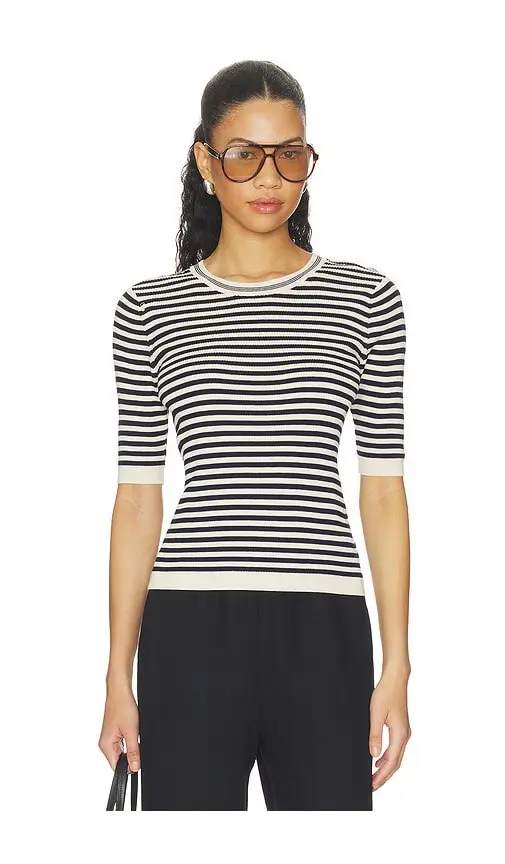 FRAME The Cruise Sweater - Cream Multi