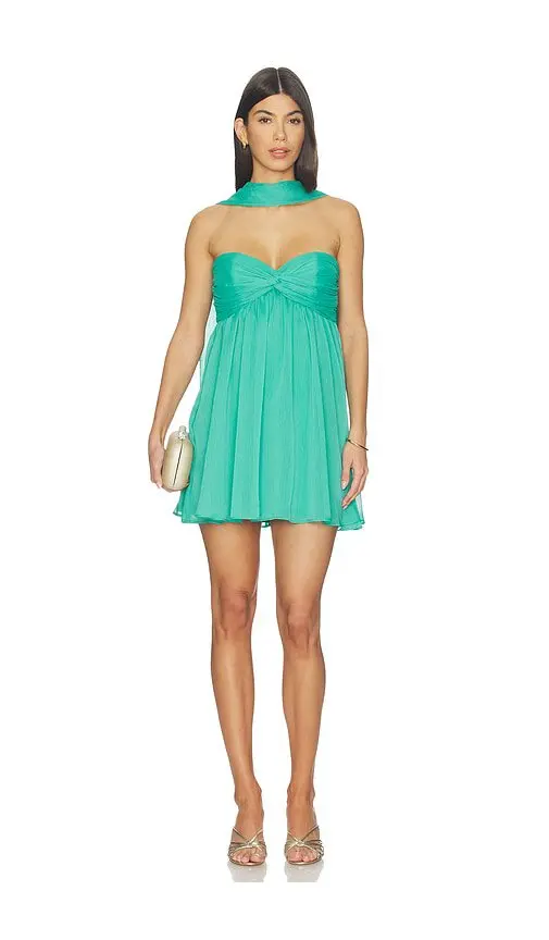 Katie May Lee Dress In Green - Deep Jade