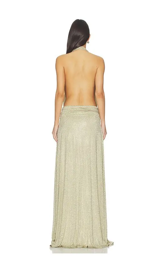ILKYAZ OZEL The New Arrivals Embellished Maxi Dress