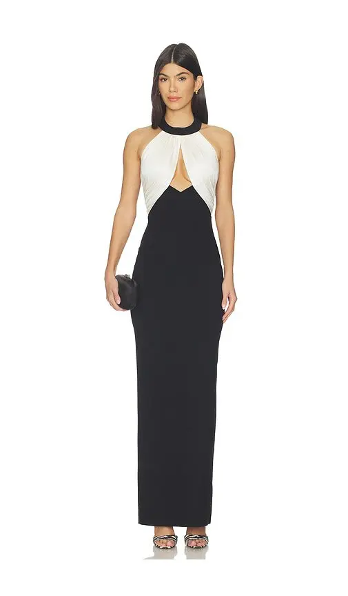 THE NEW ARRIVALS ILKYAZ OZEL Asena Dress In Black - Dark Matter