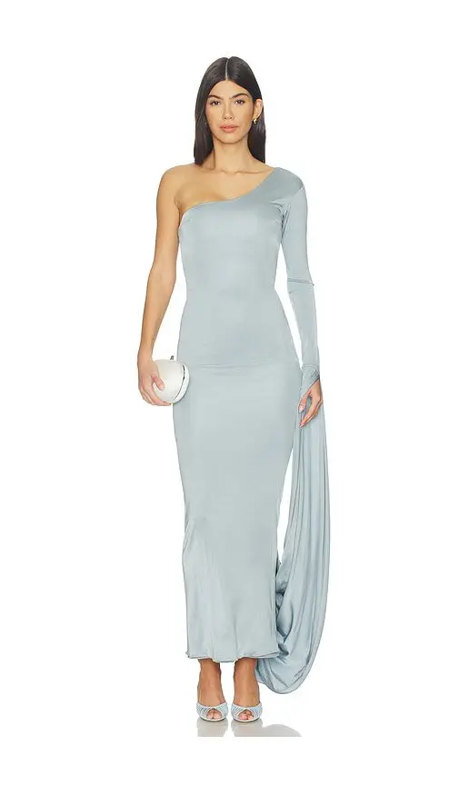 THE NEW ARRIVALS ILKYAZ OZEL Yuna Dress In Blue - Nerolique