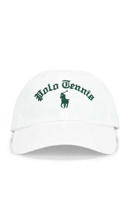 Polo Ralph Lauren Cotton Twill Baseball Cap - Paper White
