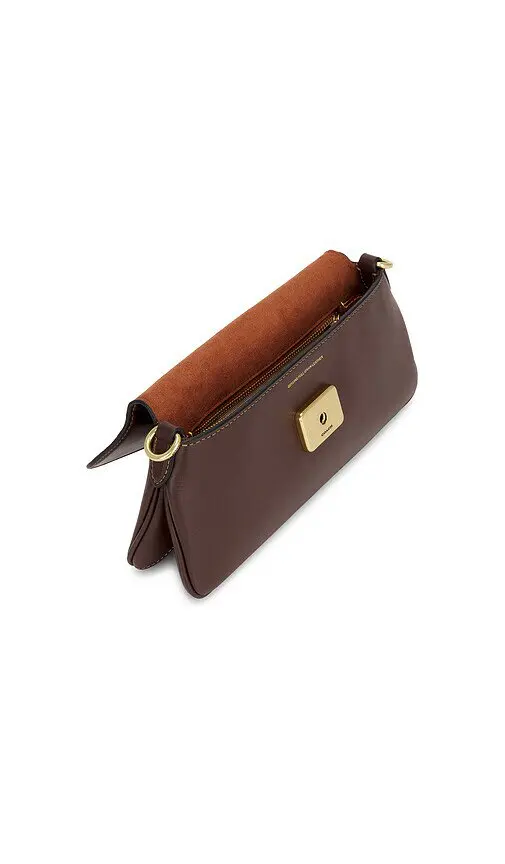 COACH Refined Calf Leather Jet Bag With Pushlock Closure - Maple