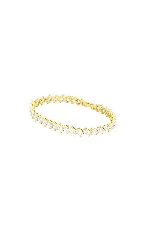 BRACHA Karter Tennis Bracelet - Unique Color & Gold 001