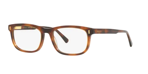 Gucci Tortoiseshell Acetate Prescription Glasses - Marrón