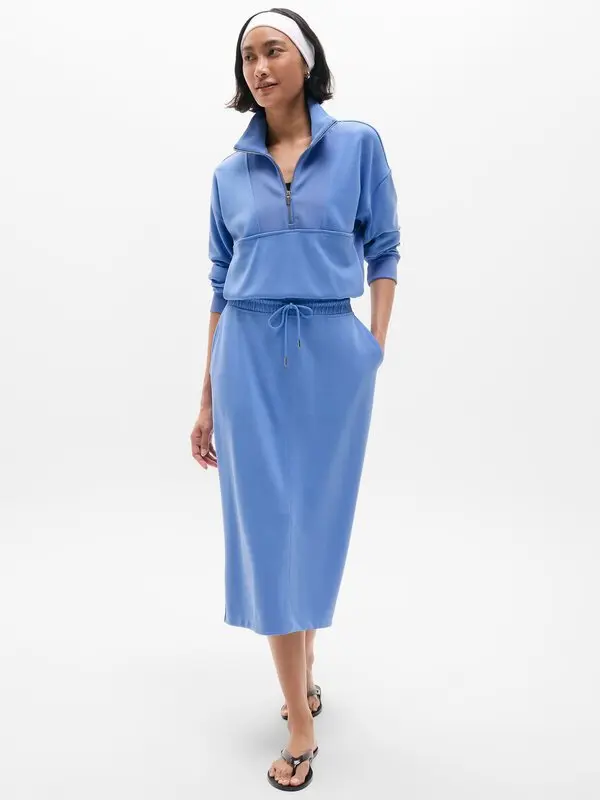 Athleta Seasoft Midi Skirt - Waterfall
