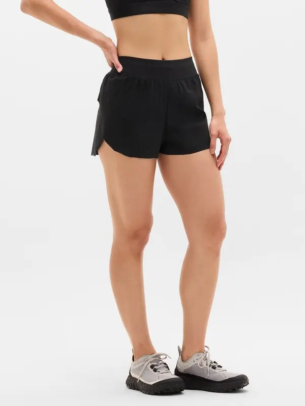 Athleta Glide Sunstop Short - Black