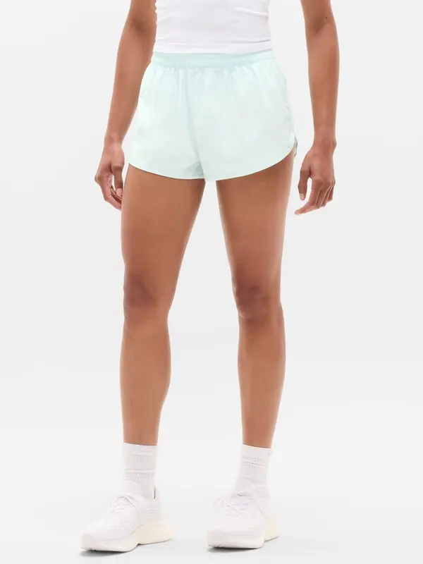 Athleta Speedwork Mid-rise 2 1/2" Running Shorts - Sky