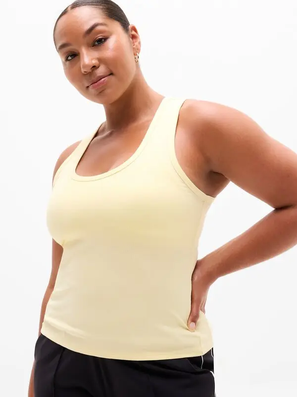 Athleta Signature Rib Scoop Tank - Solstice