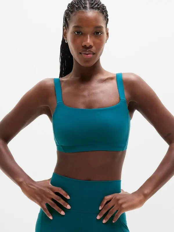 Athleta Reform Adjustable Sports Bra D-dd - Coastal Teal