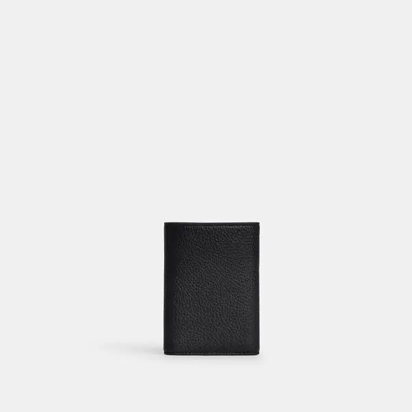 COACH OUTLET Trifold Wallet - Black