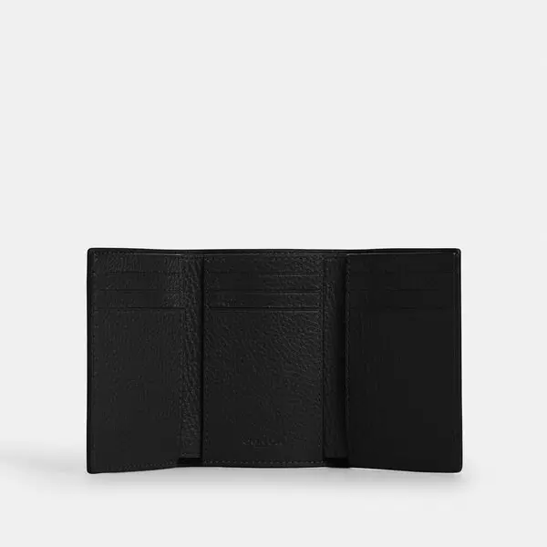 COACH OUTLET Trifold Wallet - Black