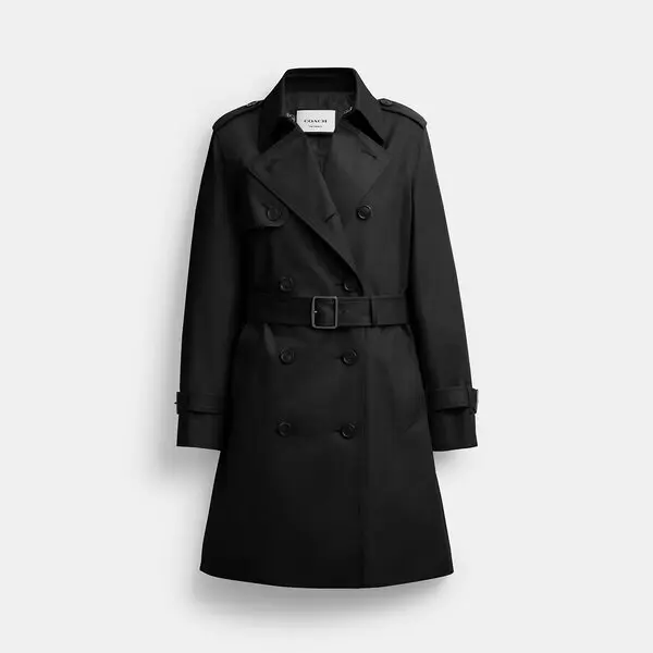 COACH OUTLET Coach Classic Trench Coat - Black