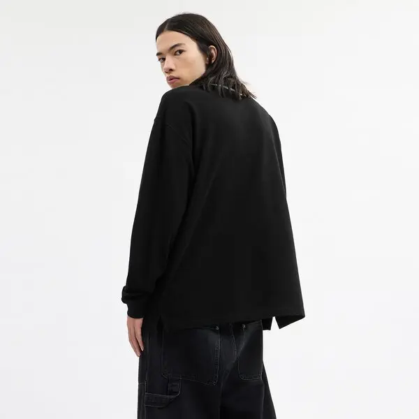 COACH OUTLET Signature Trim Long Sleeve Polo In Regenerative Cotton