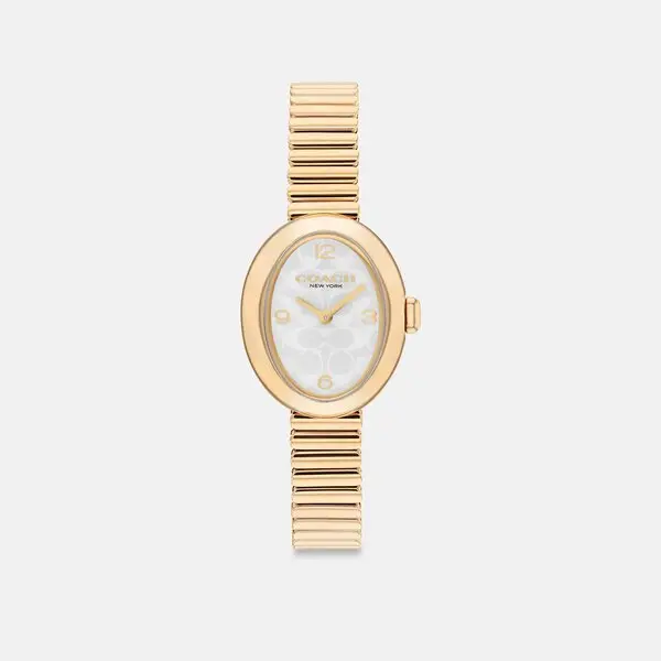 COACH OUTLET Sammy Watch With Tone Case And Stretch Bracelet - Gold