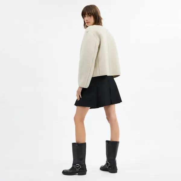 COACH OUTLET Coach Sherpa Cardigan Jacket