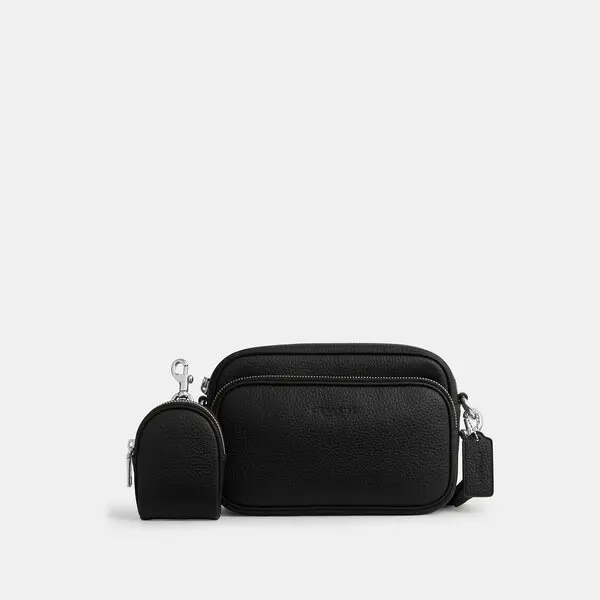 COACH OUTLET Finlay Crossbody Bag - Silver/black