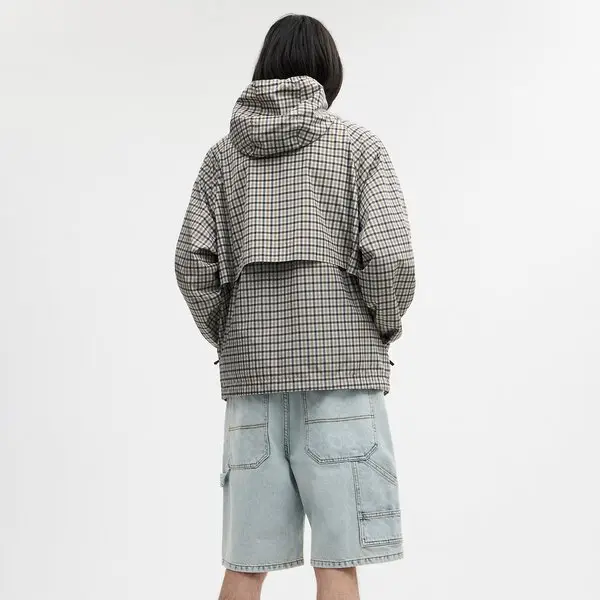 COACH OUTLET Coach Plaid Windbreaker - Beige