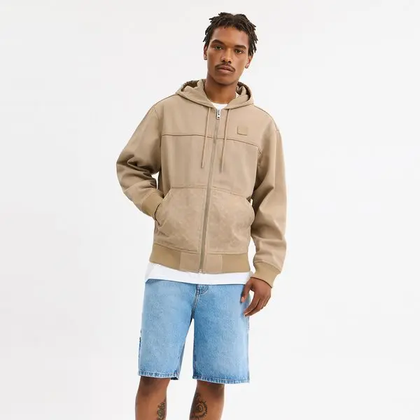 COACH OUTLET Coach Denim Hooded Zip Jacket
