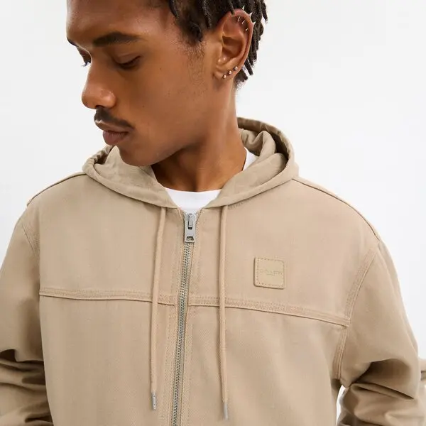 COACH OUTLET Coach Denim Hooded Zip Jacket