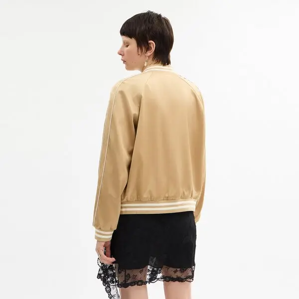 COACH OUTLET Reversible Signature Varsity Jacket - Beige