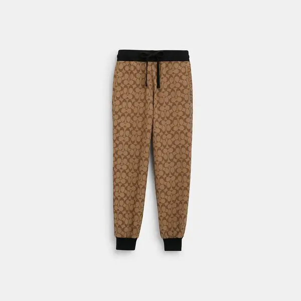 COACH OUTLET Signature Monogrammed Joggers - Khaki