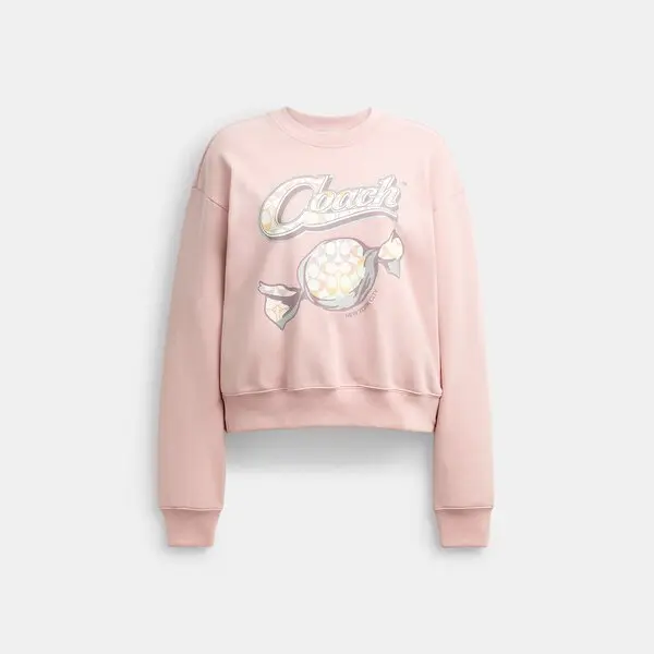 COACH OUTLET Coach Candy Graphic Crewneck Sweater