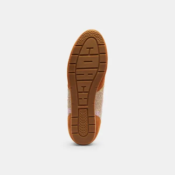 COACH OUTLET Coach Flat Sneaker In Crystal Signature Jacquard