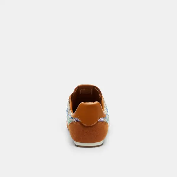 COACH OUTLET Coach Flat Sneaker In Crystal Signature Jacquard
