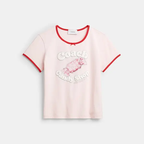 COACH OUTLET Coach Candy Shop Scoop Neck T-shirt