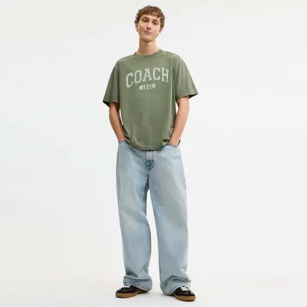 COACH OUTLET Sun Fade Easy T-shirt In Organic Cotton
