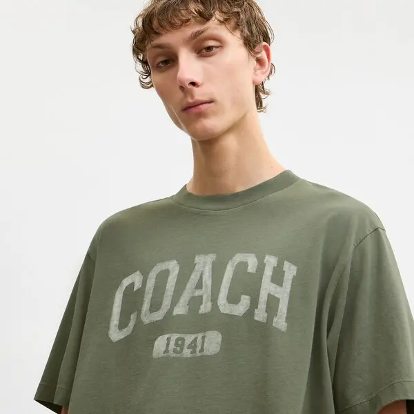 COACH OUTLET Sun Fade Easy T-shirt In Organic Cotton