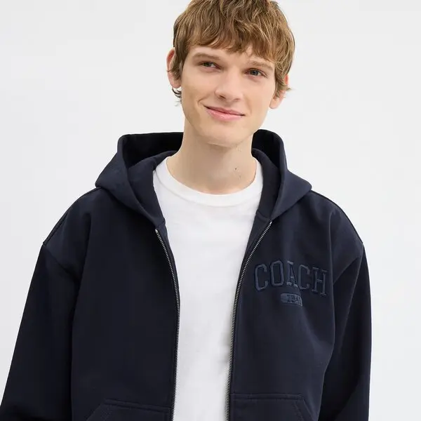 COACH OUTLET Boxy Full Zip Hoodie