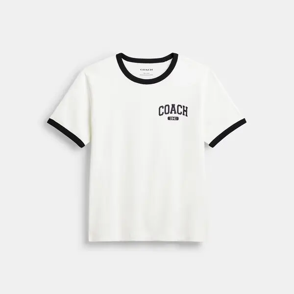 COACH OUTLET Coach Sporty Classic Organic Cotton T-shirt - White