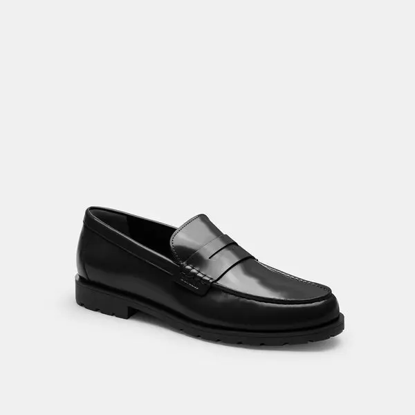 COACH OUTLET Coach "reagan Penny Loafer - Black