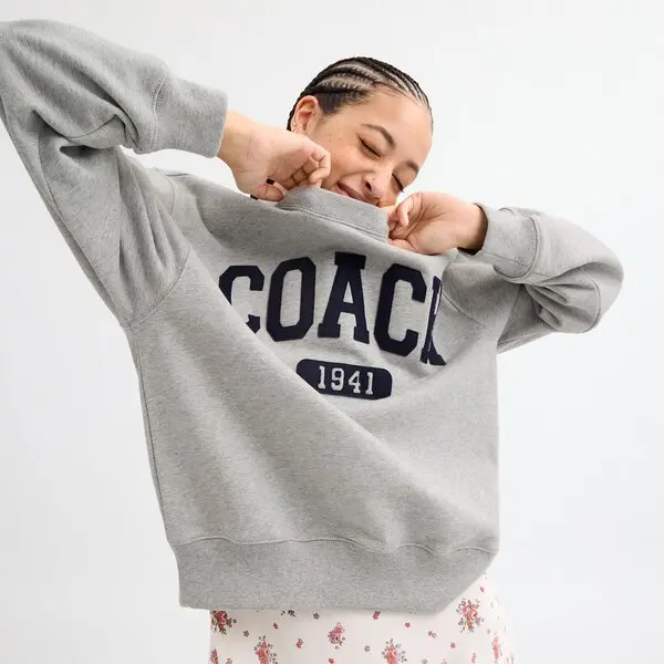 COACH OUTLET Coach "1941" Boyfriend Crewneck Sweatshirt