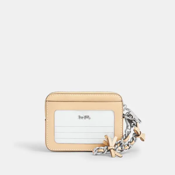 COACH OUTLET Zip Card Case With Bows