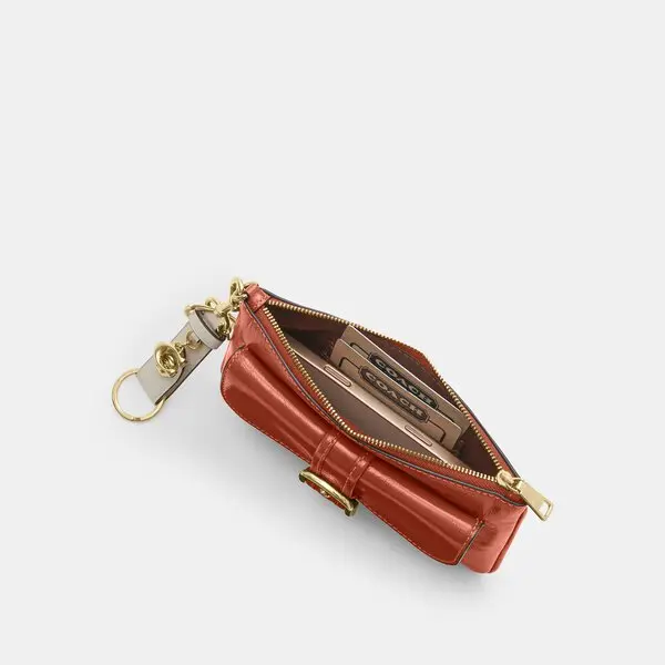 COACH OUTLET Ashton Wristlet - Gold/cinnamon