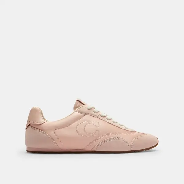 COACH OUTLET Suede And Leather Flat Sneakers