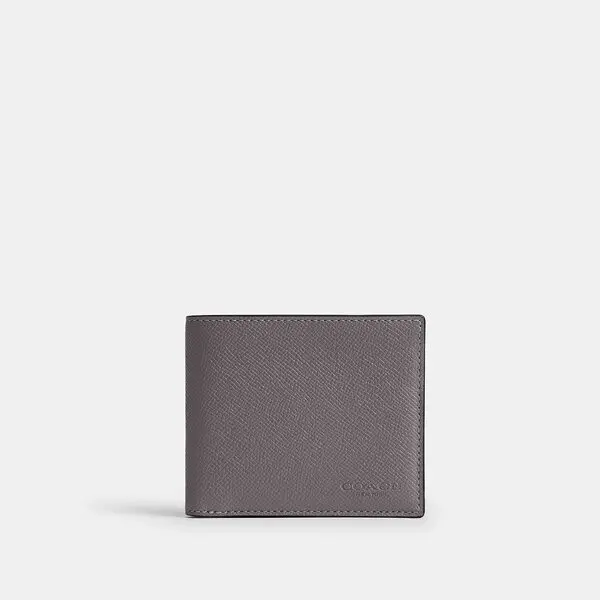 COACH OUTLET Id Billfold Wallet - Graphite Gray