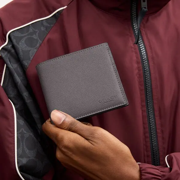 COACH OUTLET Id Billfold Wallet - Graphite Gray