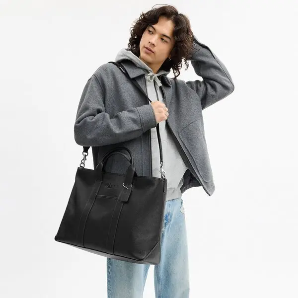 COACH OUTLET Coach Grayson Tote Bag - Silver/black