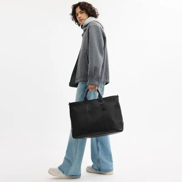 COACH OUTLET Coach Grayson Tote Bag - Silver/black