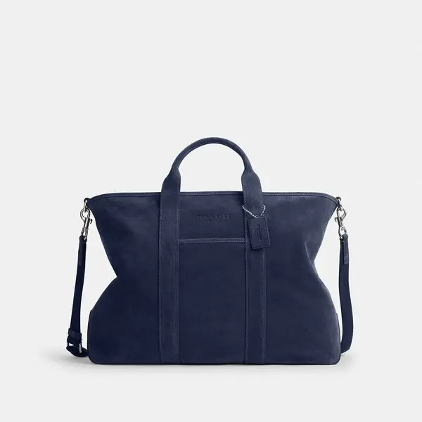 COACH OUTLET Grayson Tote Bag - Silver/true Navy