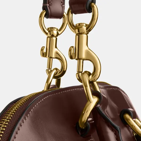 COACH OUTLET Lara Satchel Bag - Gold/maple
