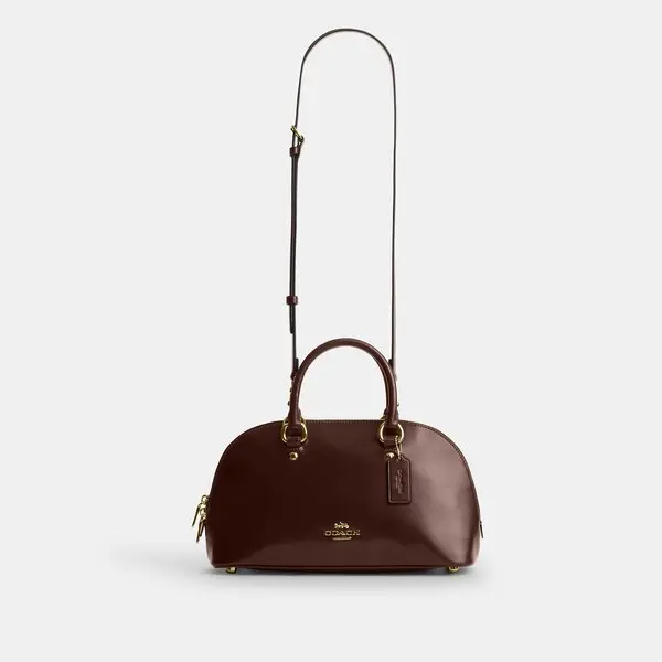 COACH OUTLET Lara Satchel Bag - Gold/maple
